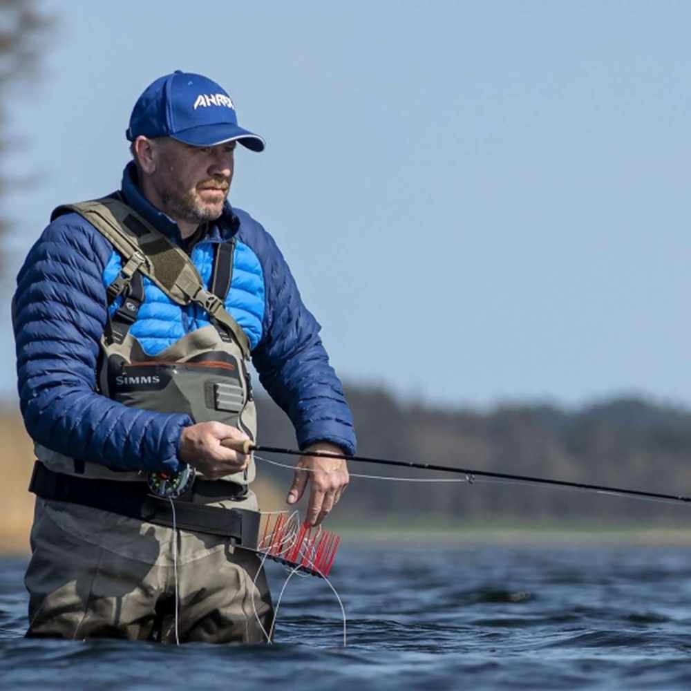 Ahrex Flexi Stripper Black Red Pegs (50in / 125cm) for Fly Tying